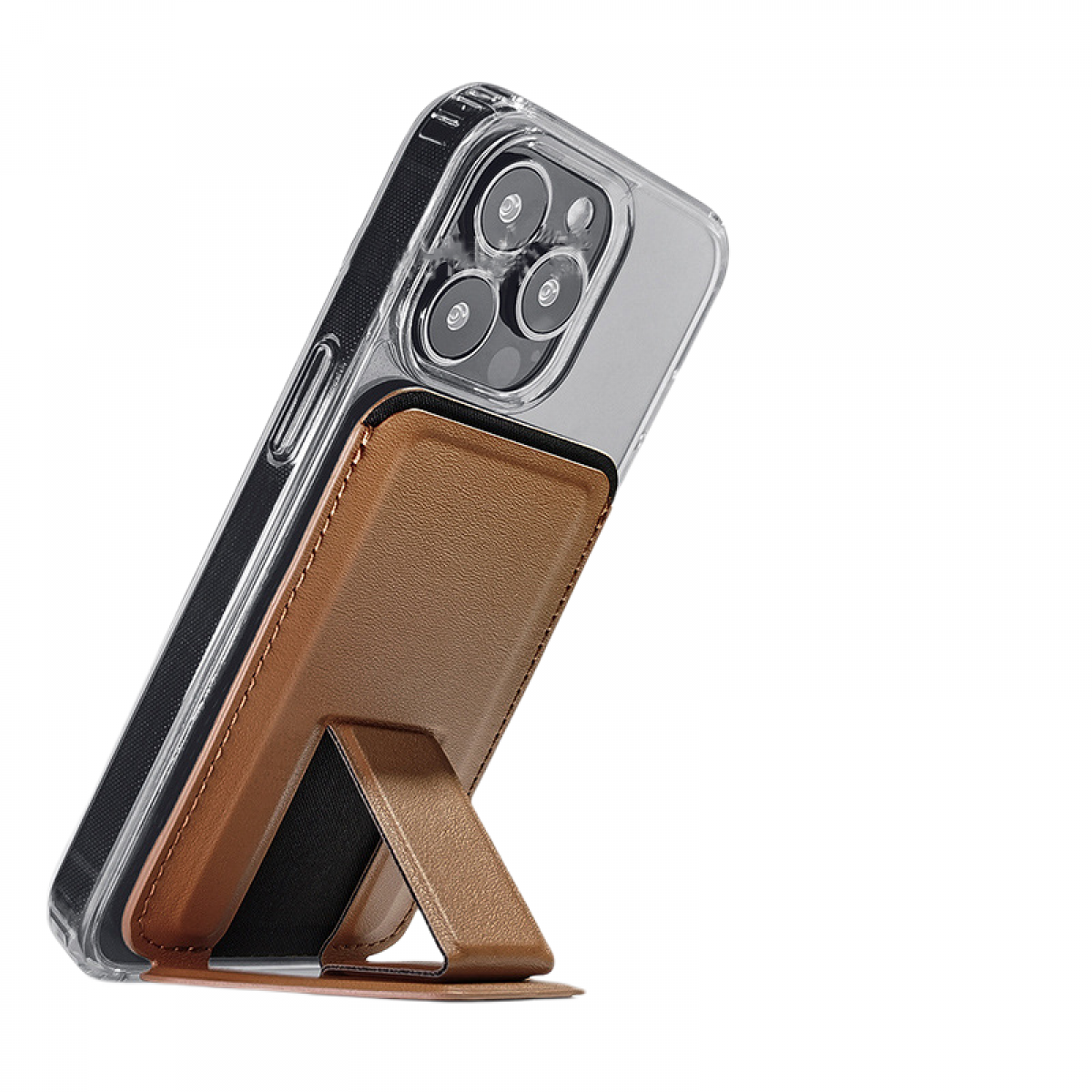 Cell Phone Stand,2 in 1 Magnetic Leather Wallet Phone Stand,Foldable ...