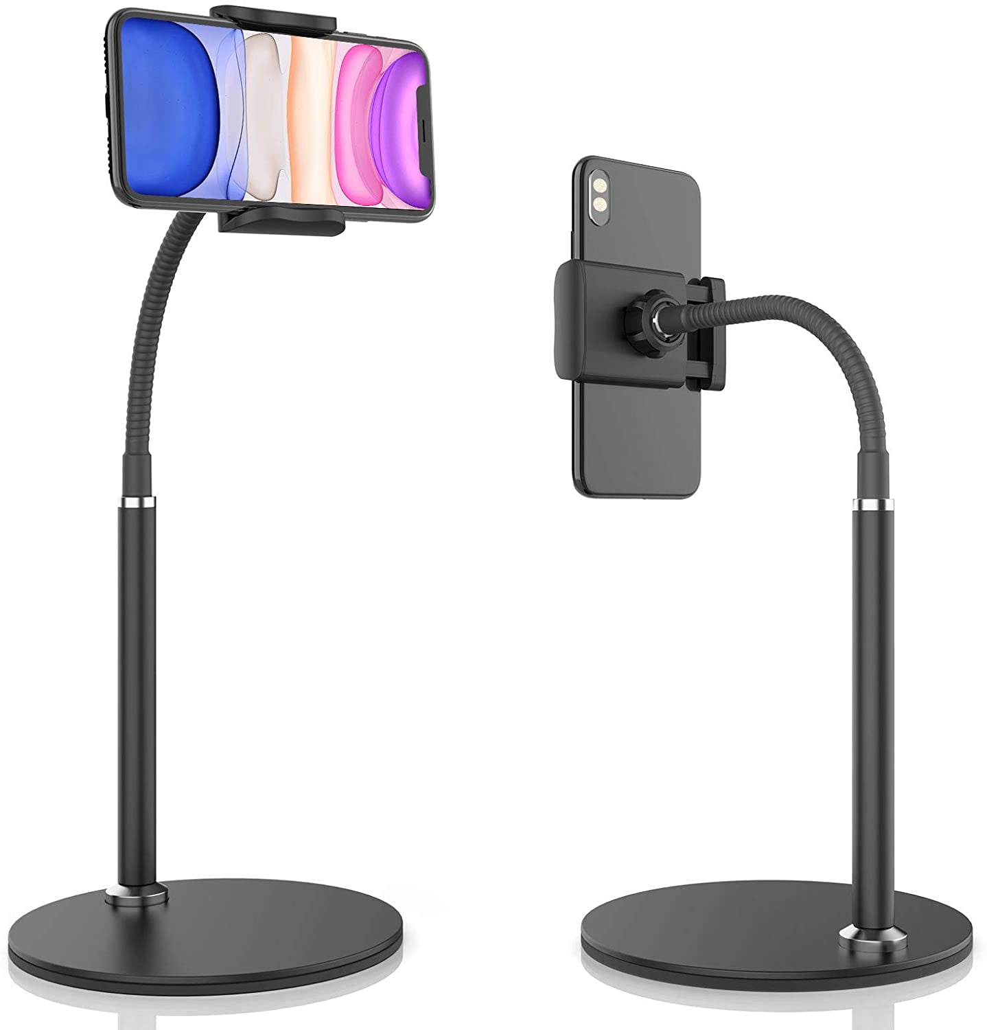 Cell Phone Stand, Adjustable Height & Angle Phone Holder Gooseneck ...