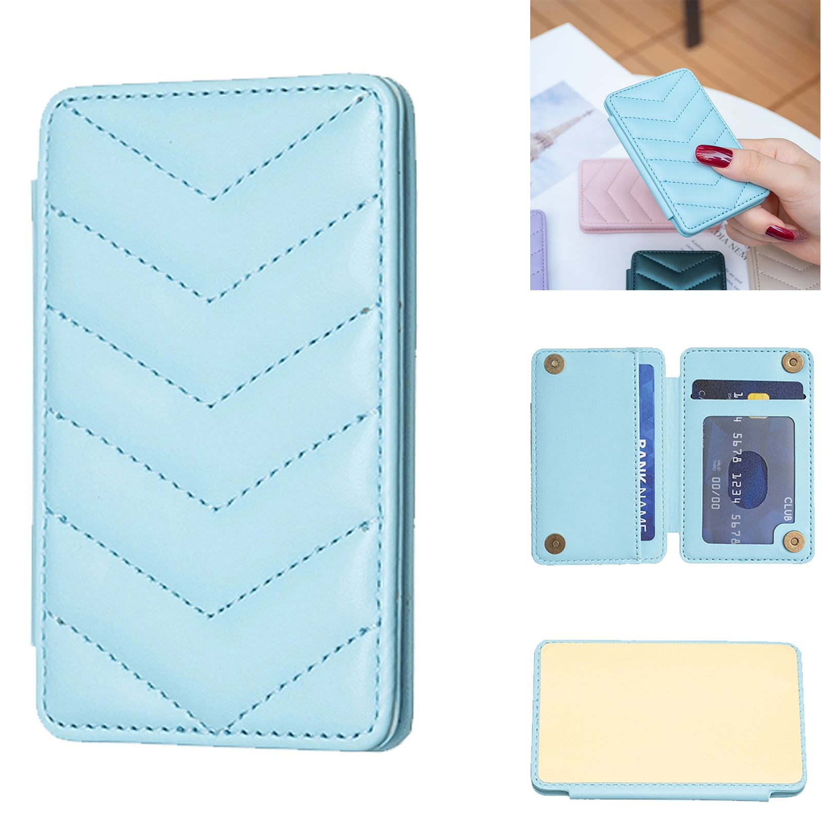 Cell Phone Wallet for Back of Phone, Credit Adhesive Stick On Wallet ...