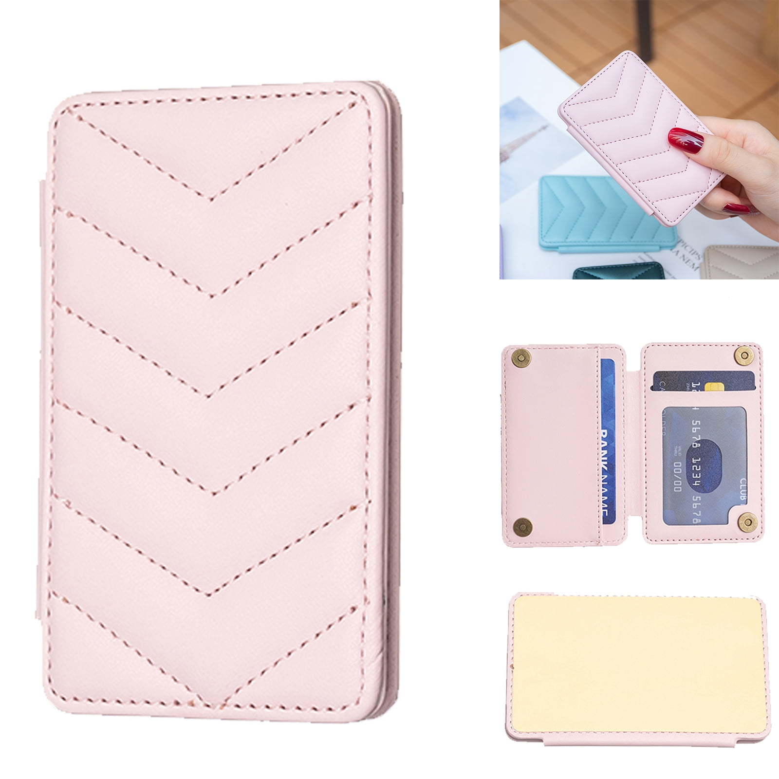 Cell Phone Wallet for Back of Phone, Credit Adhesive Stick On Wallet ...