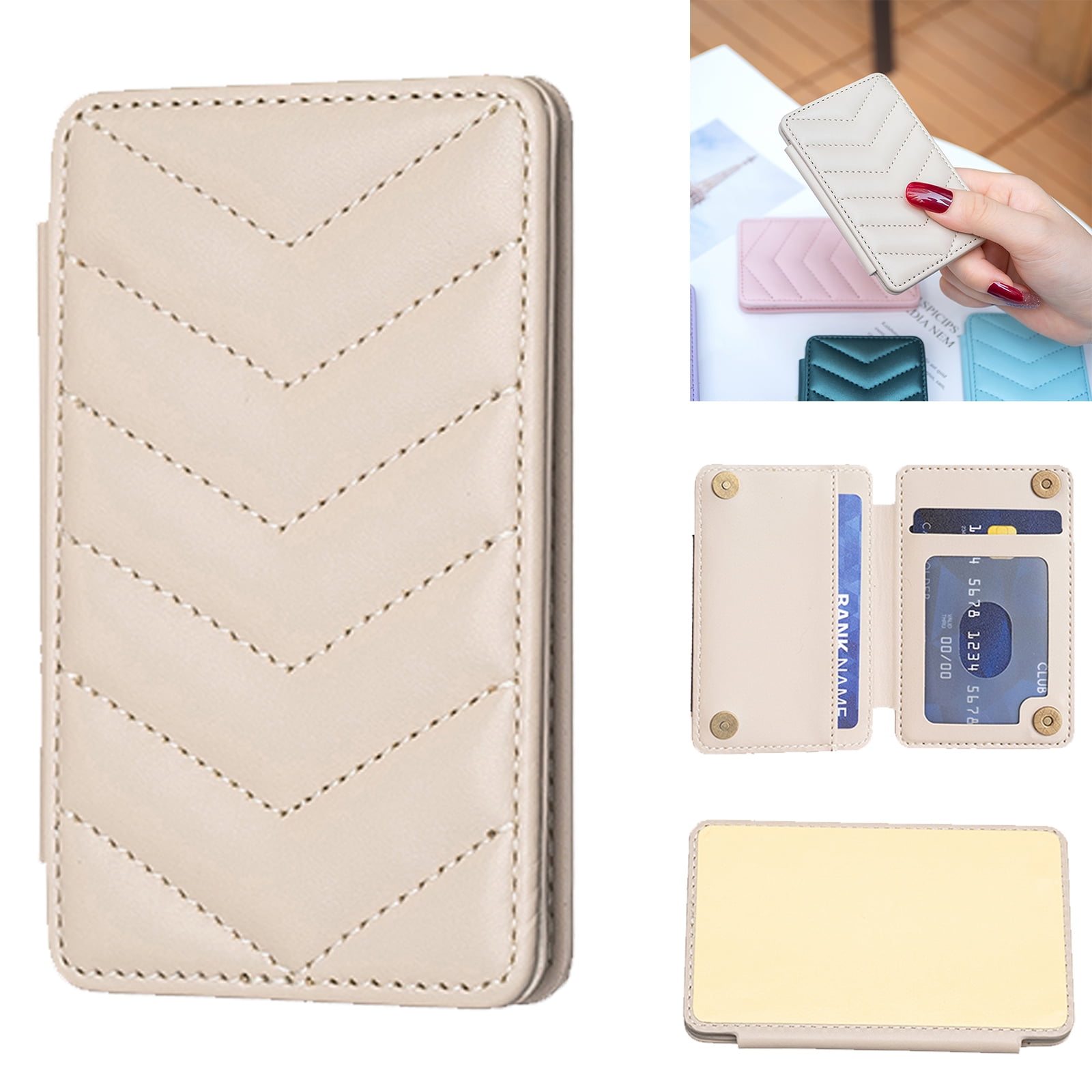 Cell Phone Wallet for Back of Phone, Credit Adhesive Stick On Wallet ...