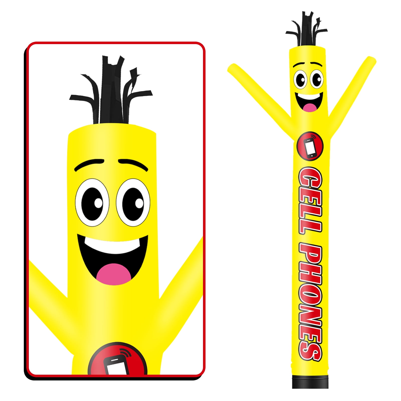 Cell Phones Inflatable Tube Man Wacky Wavy Dancing Guy for Outdoor ...