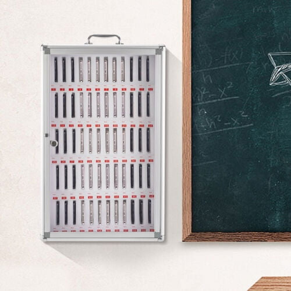 Cell Phones Storage Cabinet Clear Pocket Chart Storage Locker Box 60 ...