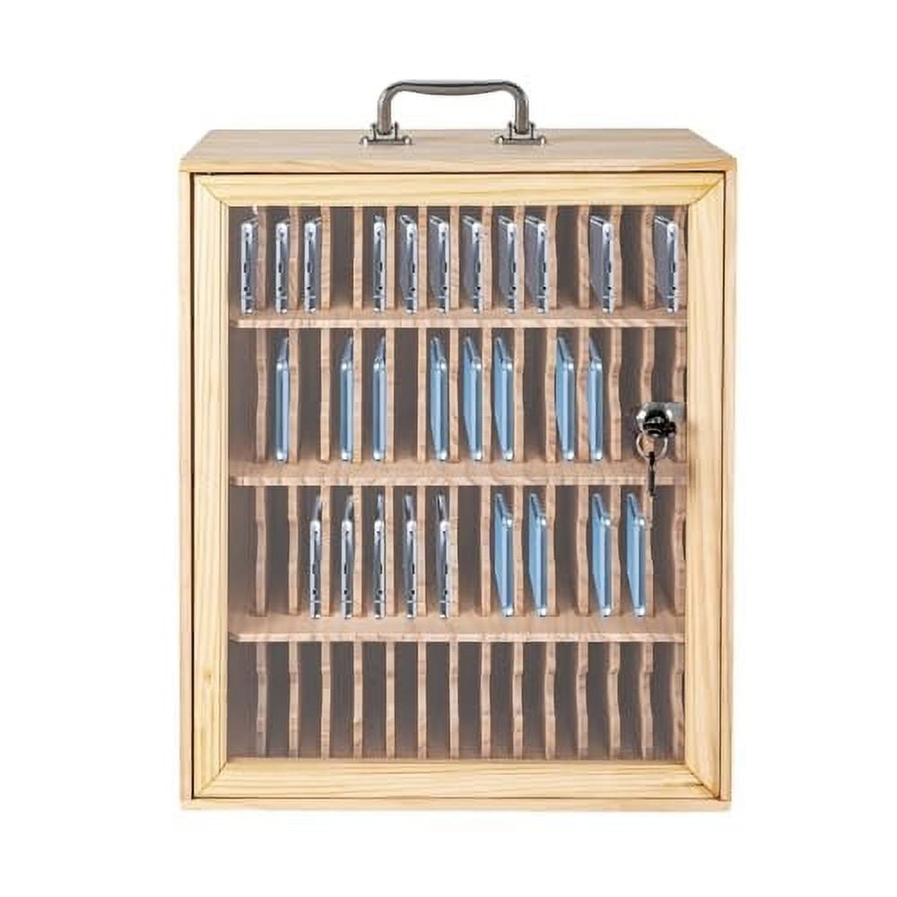 Cell Phones Storage Cabinet with Lock, 36 Slots Cell Phone Holder ...