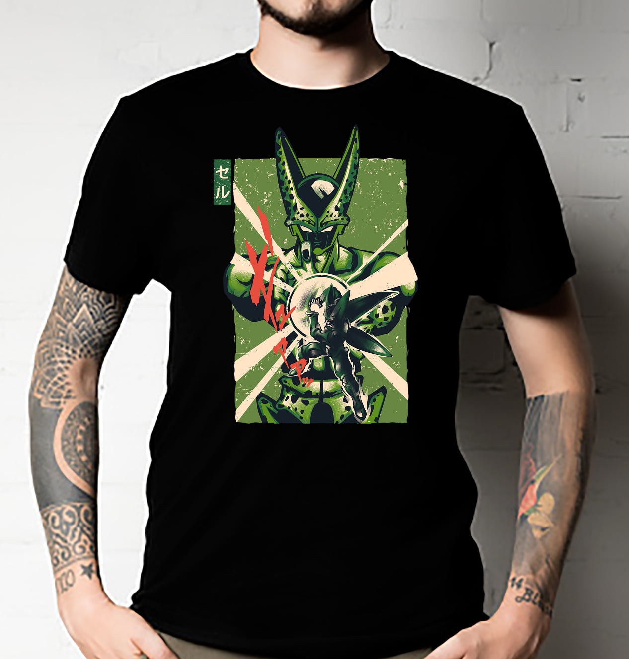 Cell T-Shirt Men & Women Manga Cell TShirt Unisex - Walmart.com