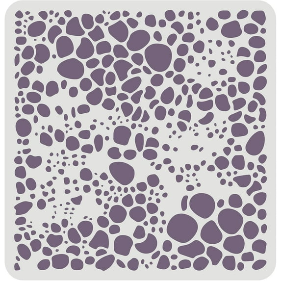 Cell Theory Stencil - 11.8x11.8in Reusable Cell Pattern Drawing Stencil ...