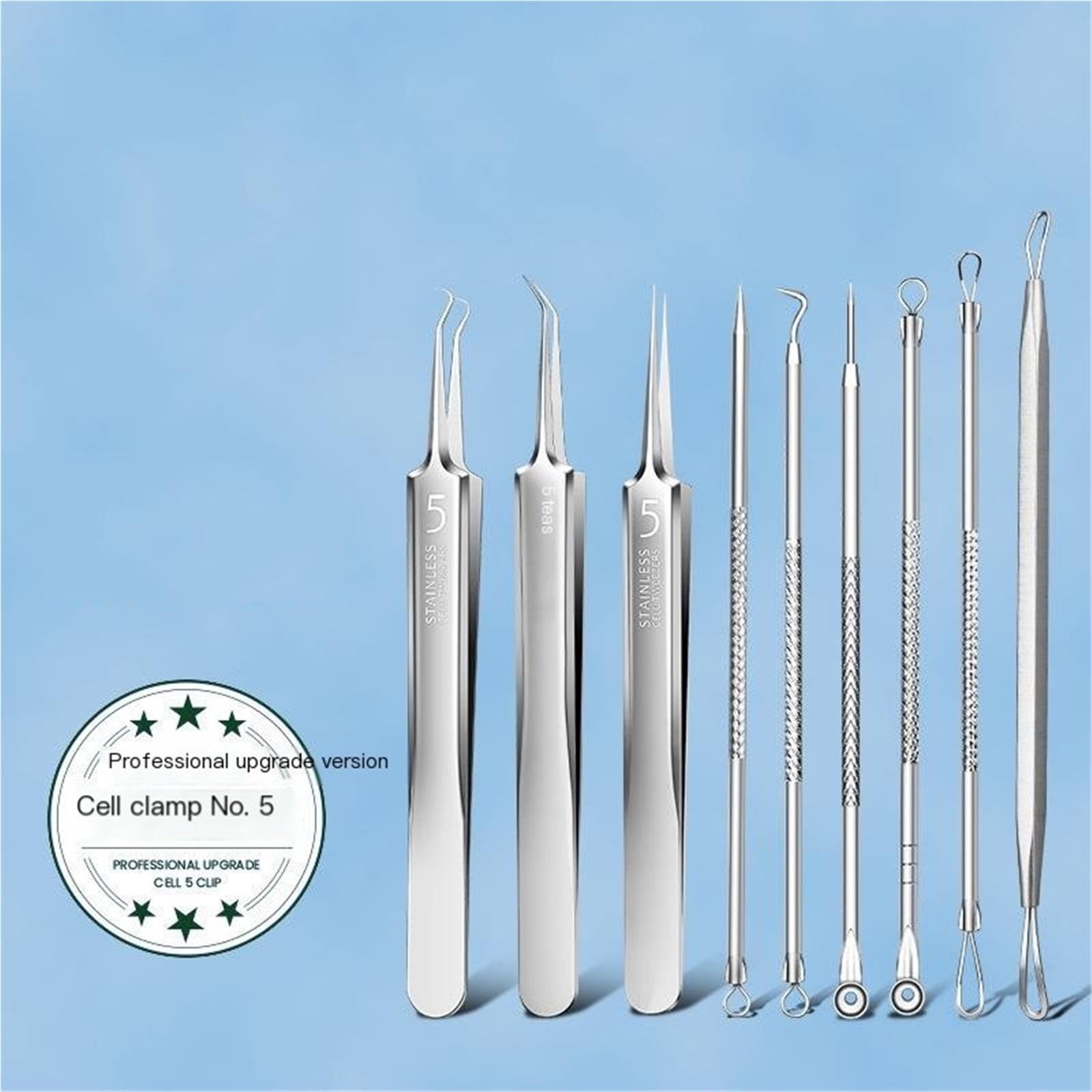 Cell clamp super sharp No. 5 stainless steel acne clamp blackhead ...
