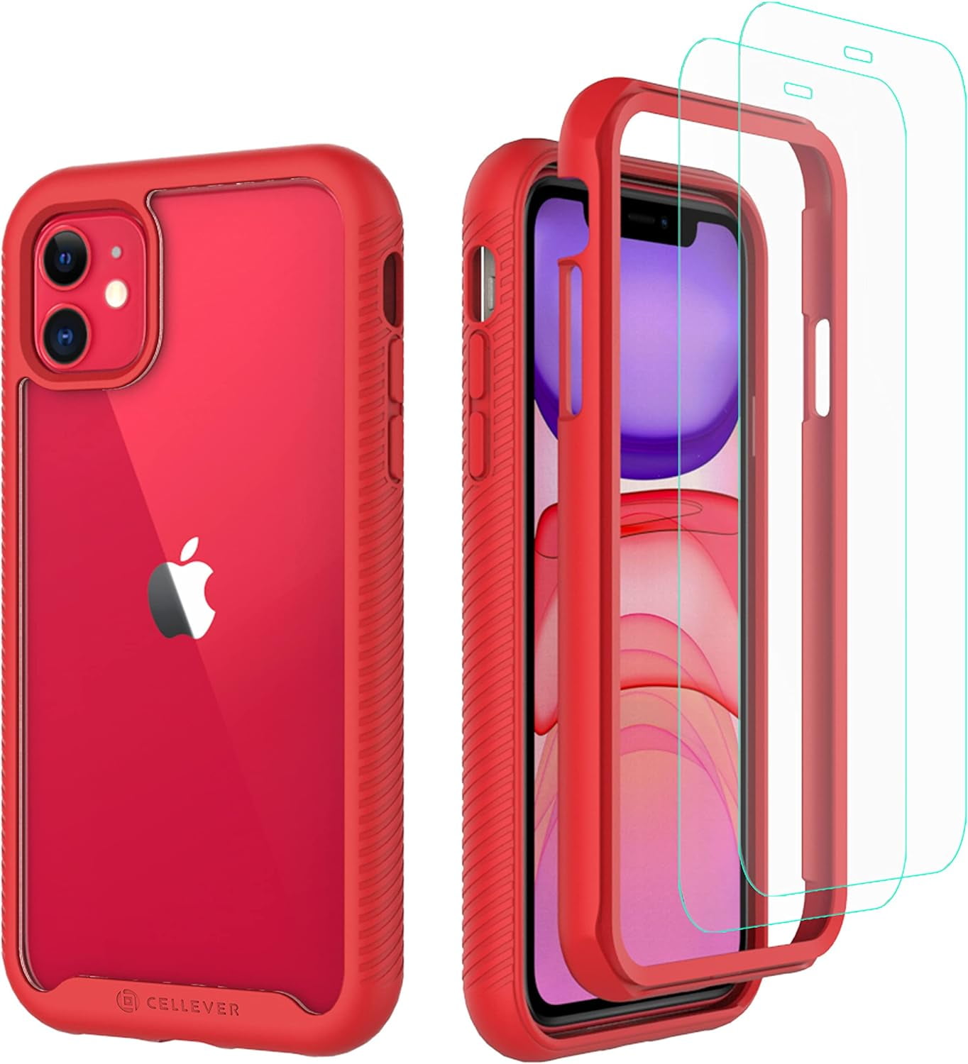 CellEver Clear Full Body Case for iPhone 11 6.1 inch with Shockproof ...