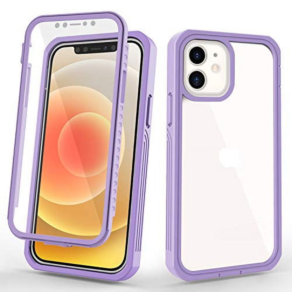 CellEver Compatible with iPhone 12 Case/iPhone 12 Pro Case, Clear Full ...