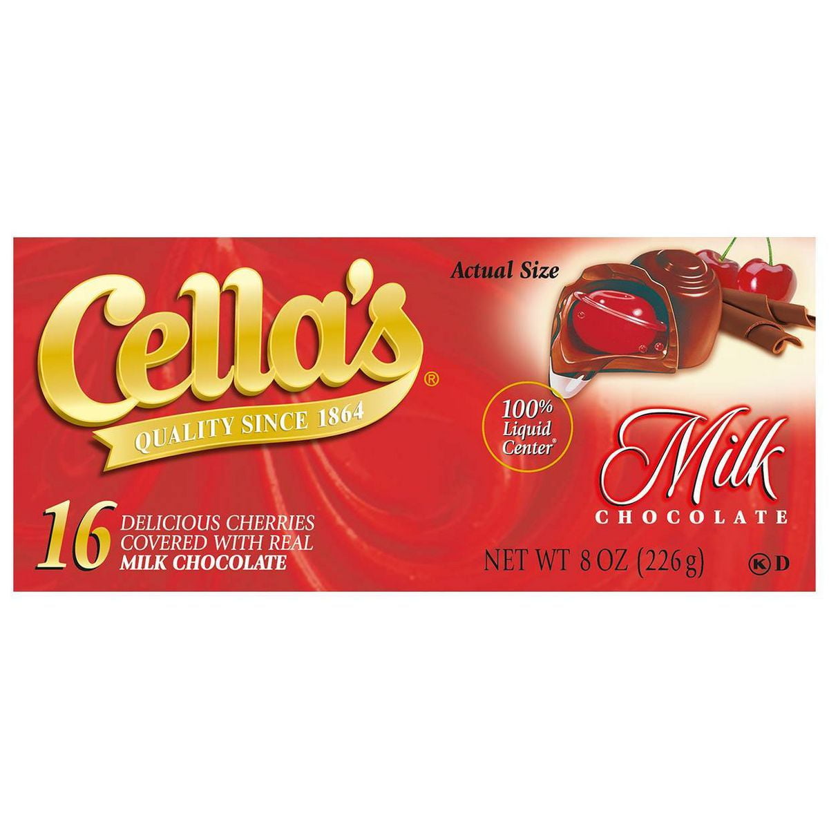 Cella's Milk Chocolate Candy Cherries - 8oz - Walmart.com