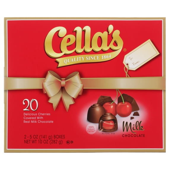 Tootsie Roll Cella's Milk Chocolate Covered Cherries, Xmas Holiday ...