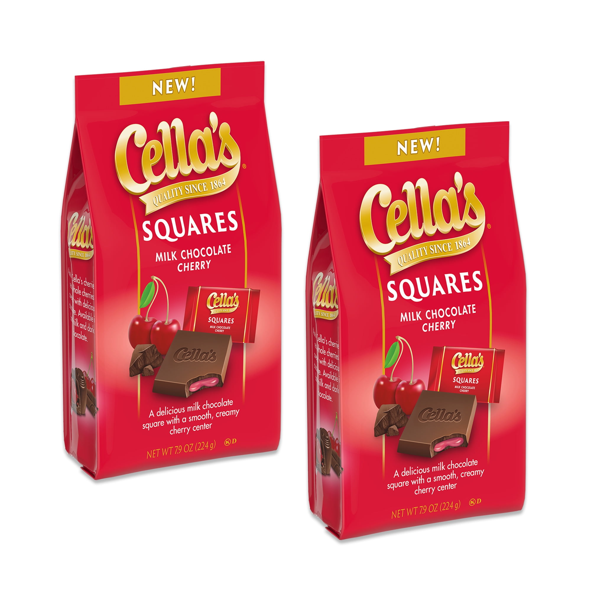 Cella Milk Chocolate Squares 7.9oz Pack of 2 - Walmart.com