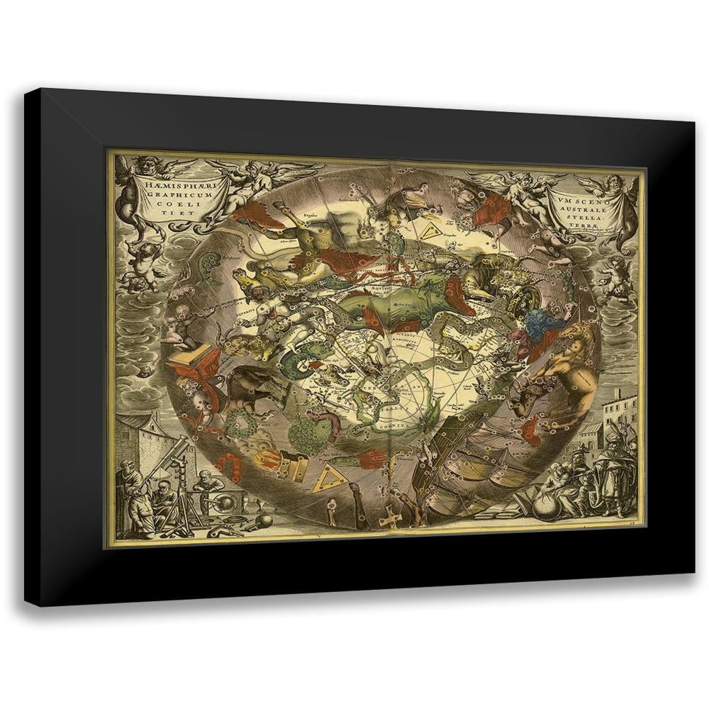 Cellarius, Andreas 14x12 Black Modern Framed Museum Art Print Titled ...