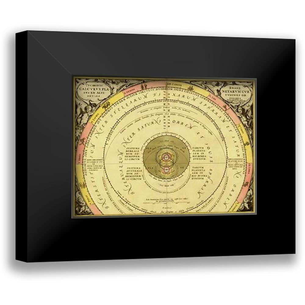 Cellarius, Andreas 14x12 Black Modern Framed Museum Art Print Titled ...