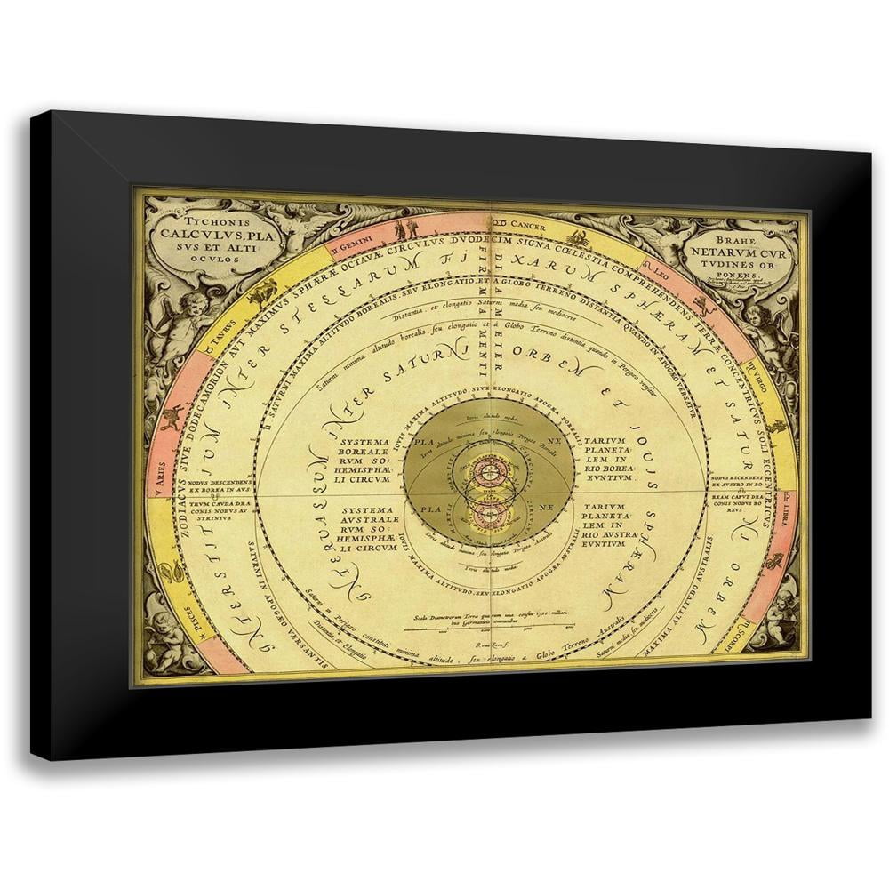 Cellarius, Andreas 14x12 Black Modern Framed Museum Art Print Titled ...