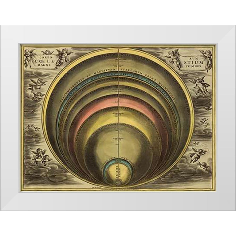 Cellarius, Andreas 14x12 White Modern Wood Framed Museum Art Print ...