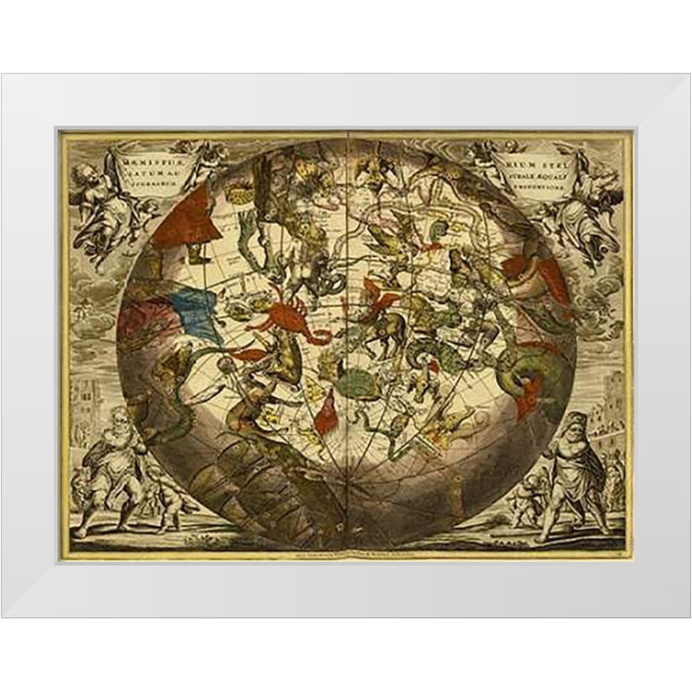 Cellarius, Andreas 14x12 White Modern Wood Framed Museum Art Print ...
