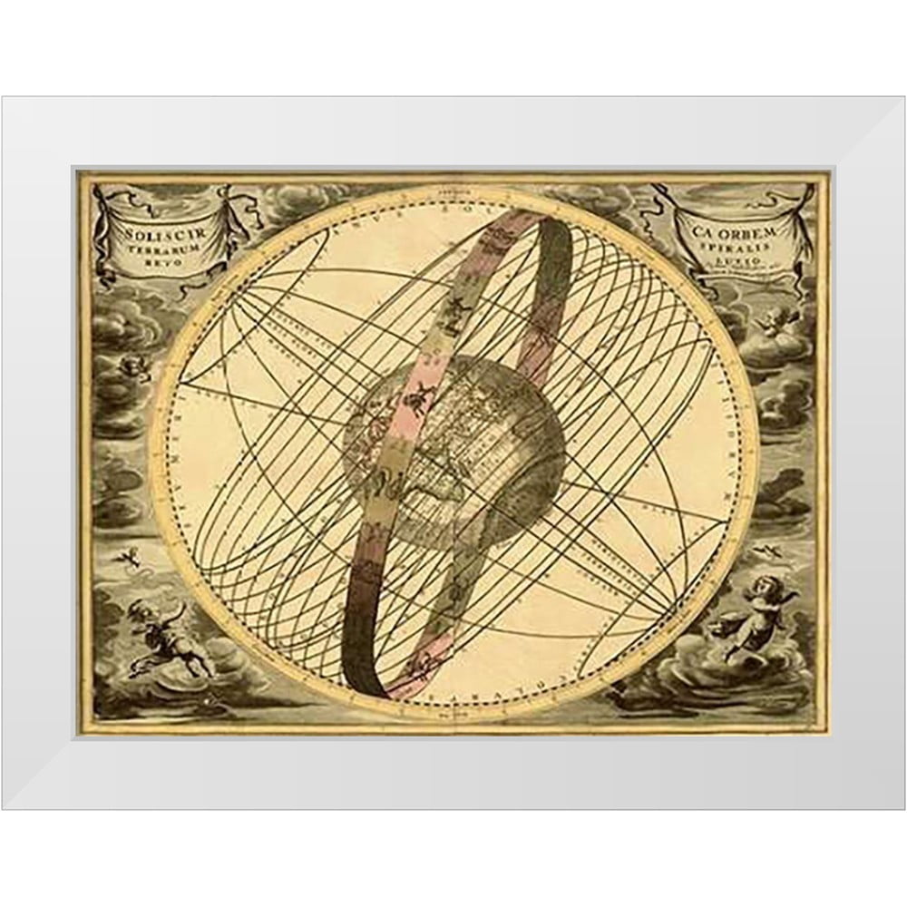 Cellarius, Andreas 18x15 White Modern Wood Framed Museum Art Print ...