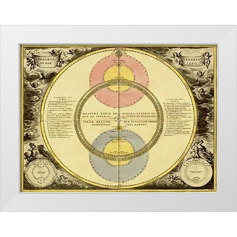 Cellarius, Andreas 24x19 White Modern Wood Framed Museum Art Print ...