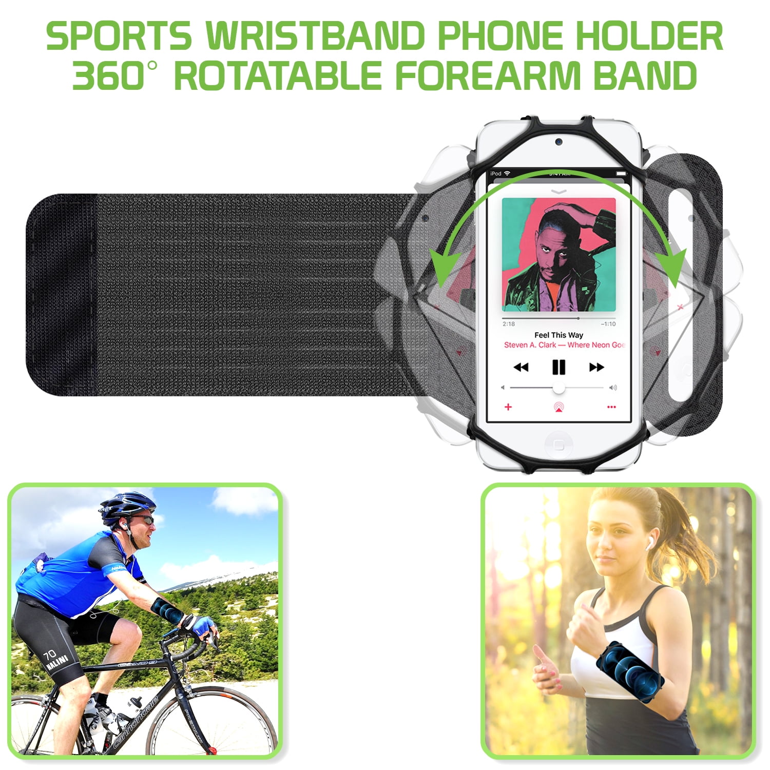 Cellet Armband for iPhone and Android Smartphones, Holder for Running ...