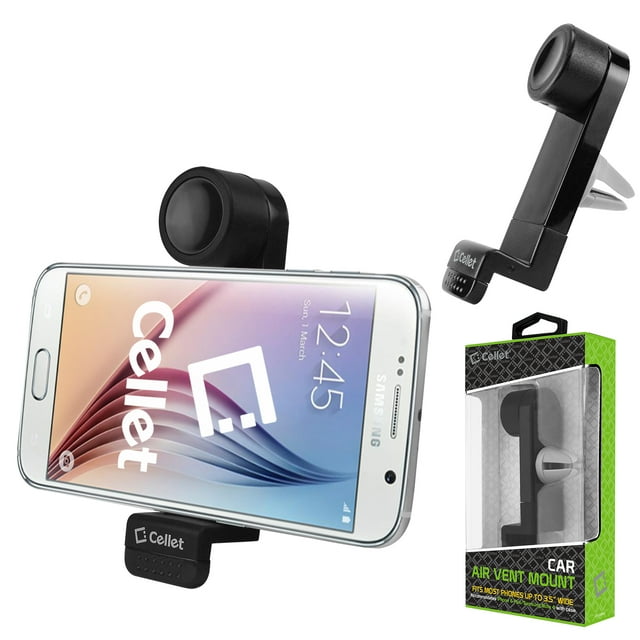 Cellet Car Air Vent Phone Holder for Phones and MP3/MP4 up to 3.6" Wide ...