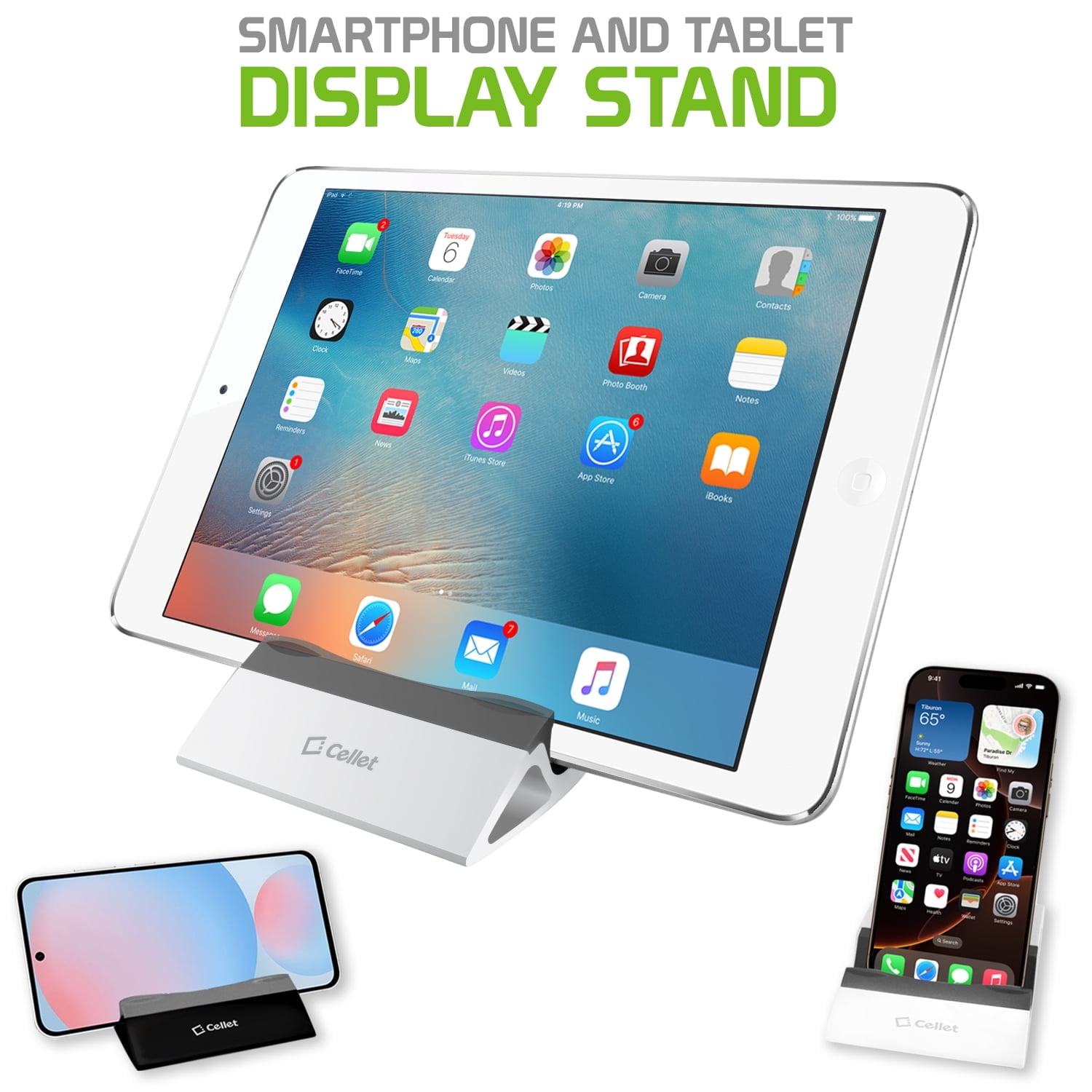 Cellet Foldable Desktop Cell Phone, iPads and Tablets Holder Stand ...