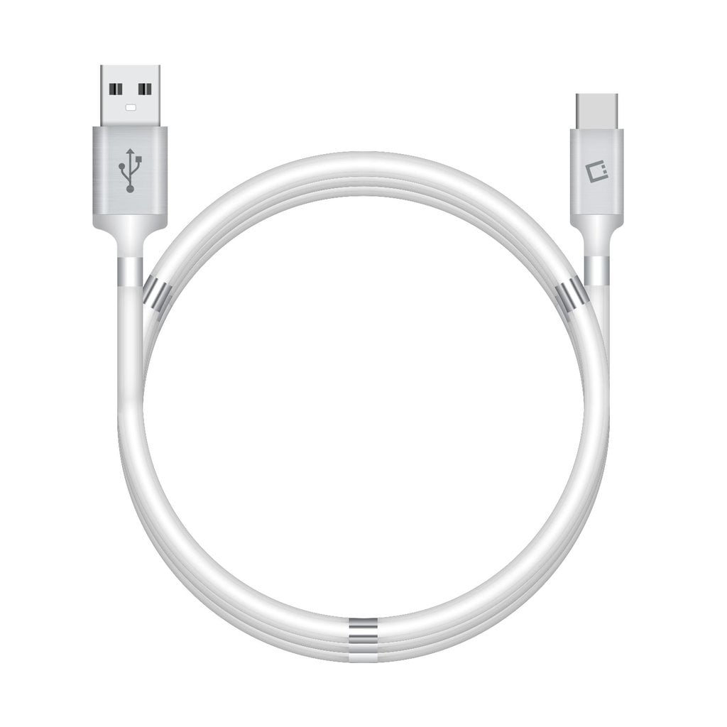 Cellet USB Cable Compatible with OnePlus 11 5G - Magnetic Self Winding ...