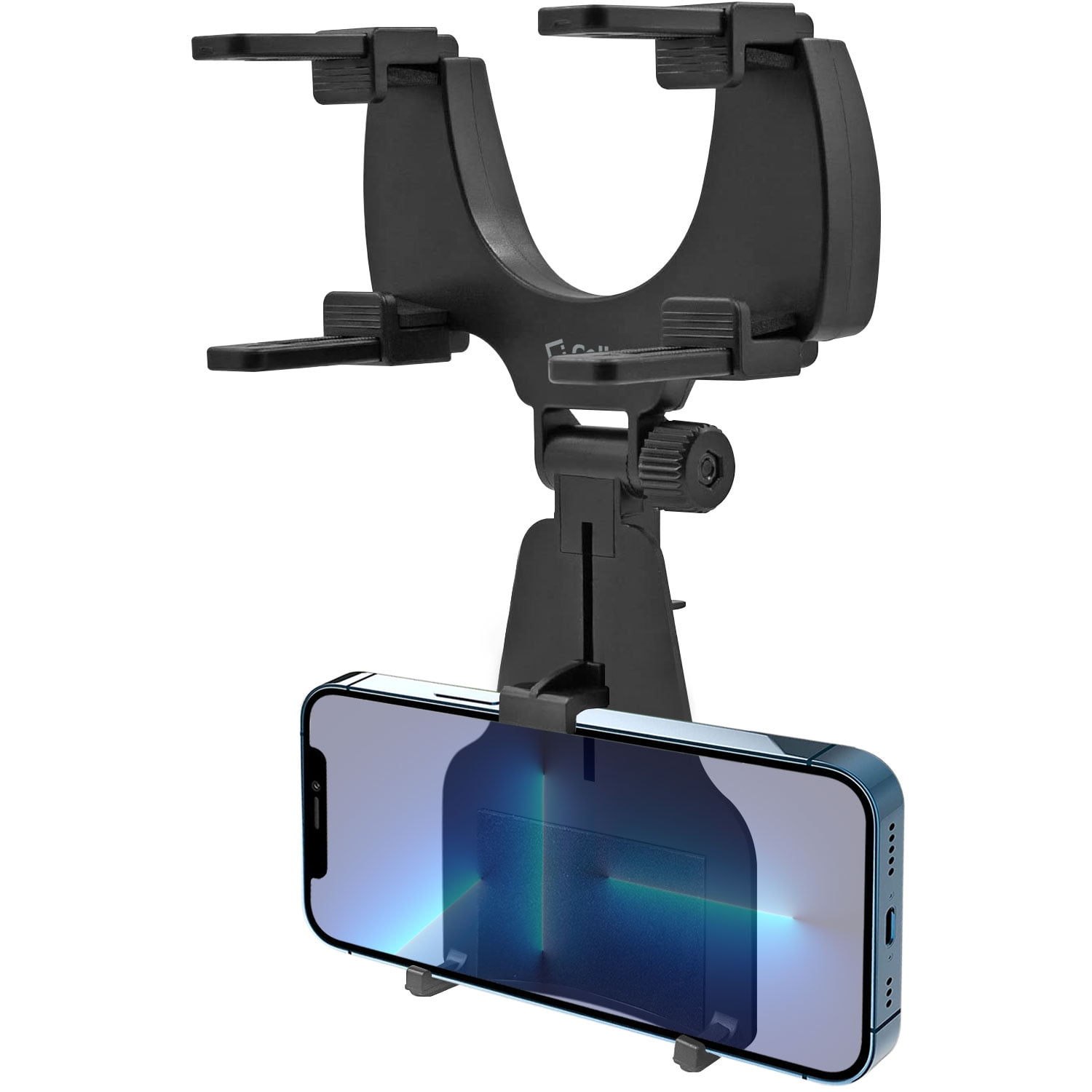 Cellet Universal Rearview Mirror Phone Holder Mount, Smartphone Cradle ...