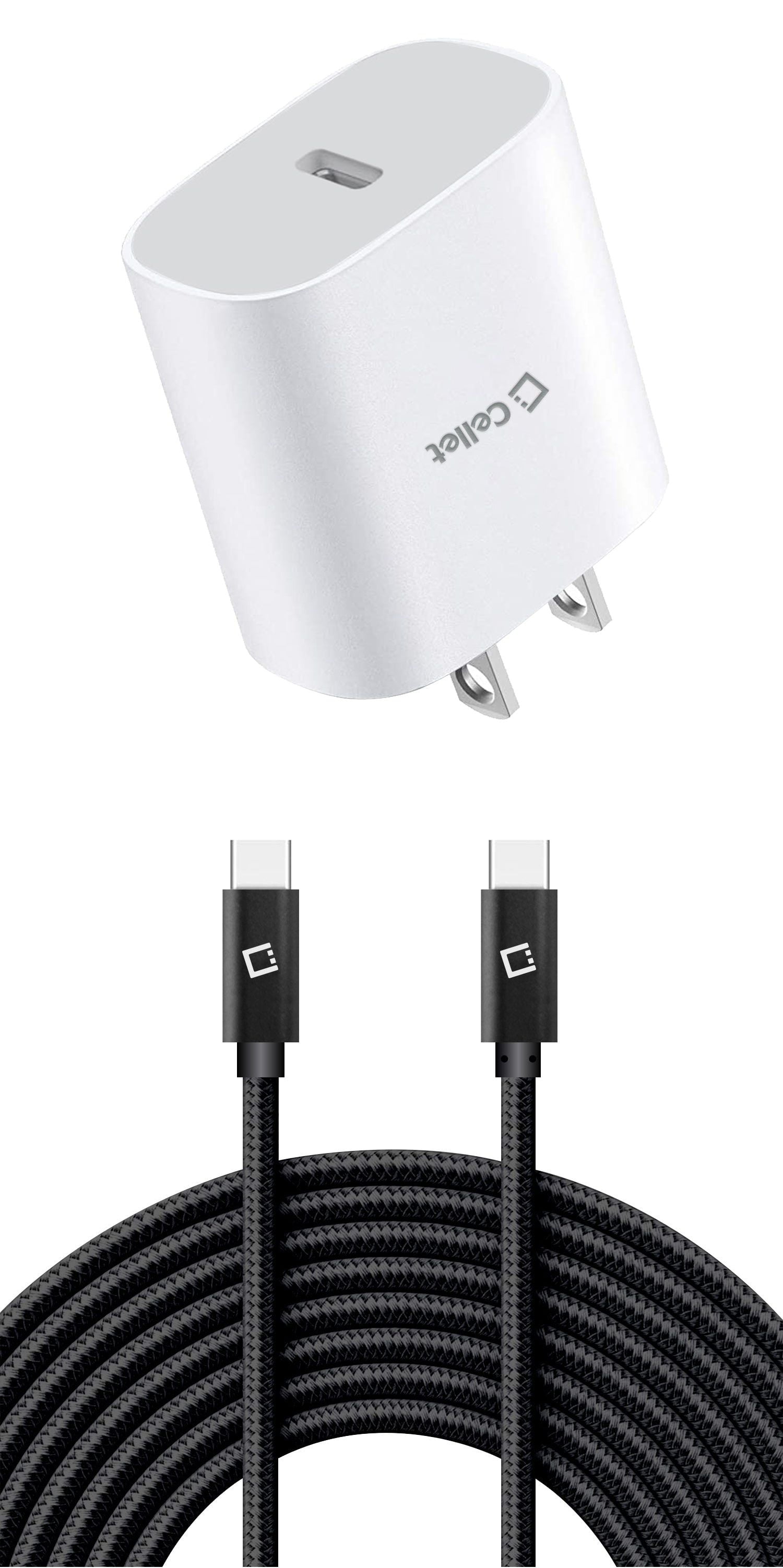 Cellet Wall Charger for T-Mobile REVVL 6x Pro 5G - UL Certified Safe ...
