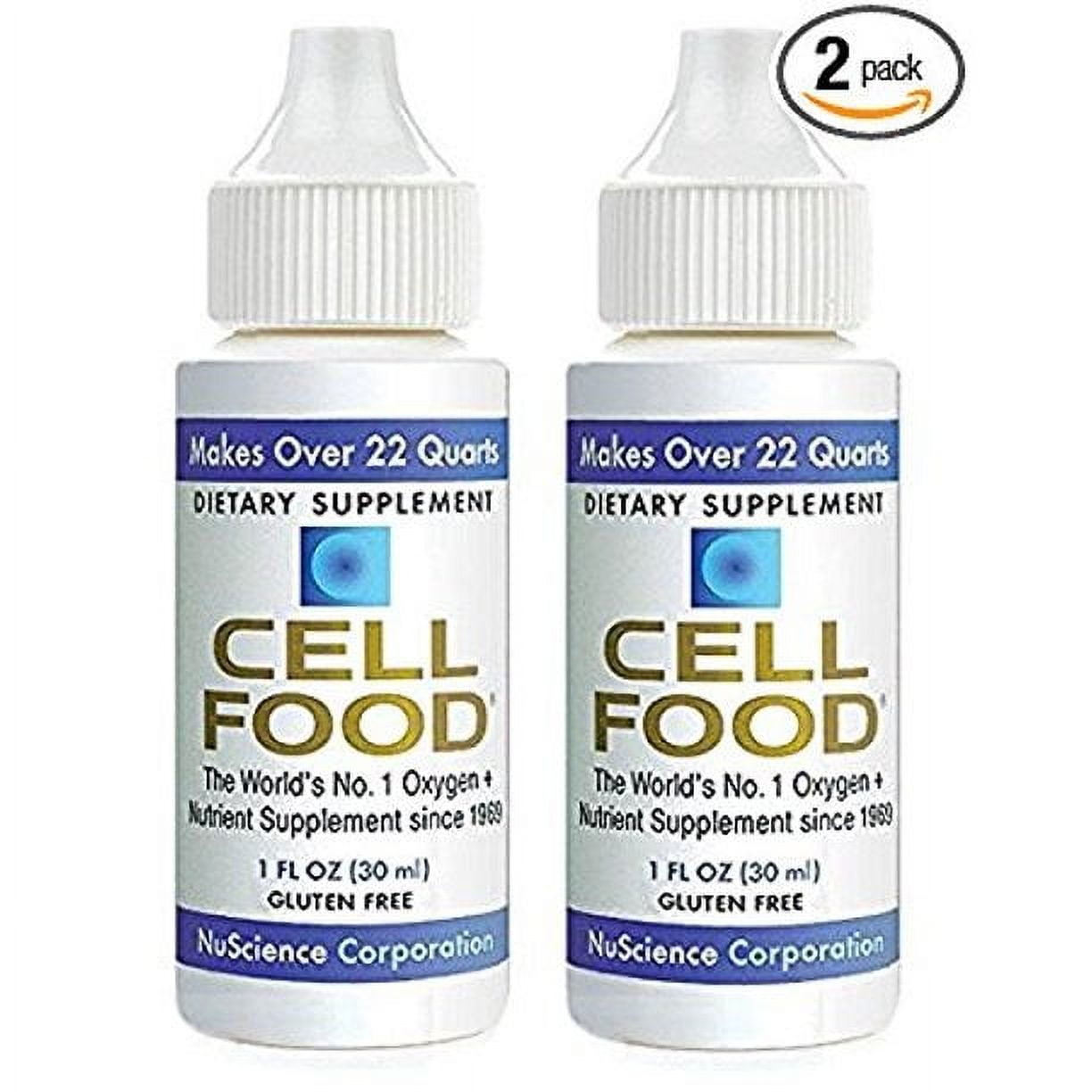 Cellfood Liquid Concentrate, 1 oz. (Pack of 2) - Oxygenating Formula ...