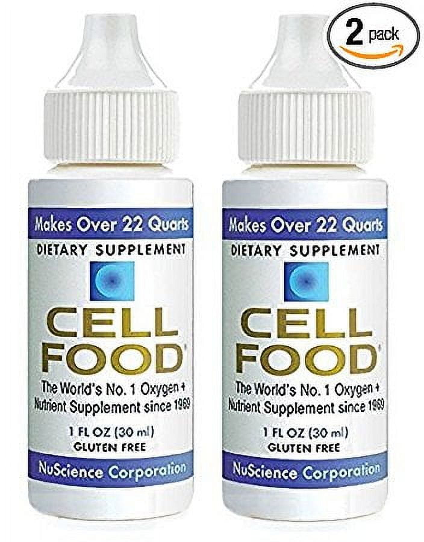 Cellfood Dietary Supplement, Original Formula, 1oz, 2 Pack, Oxygenating ...