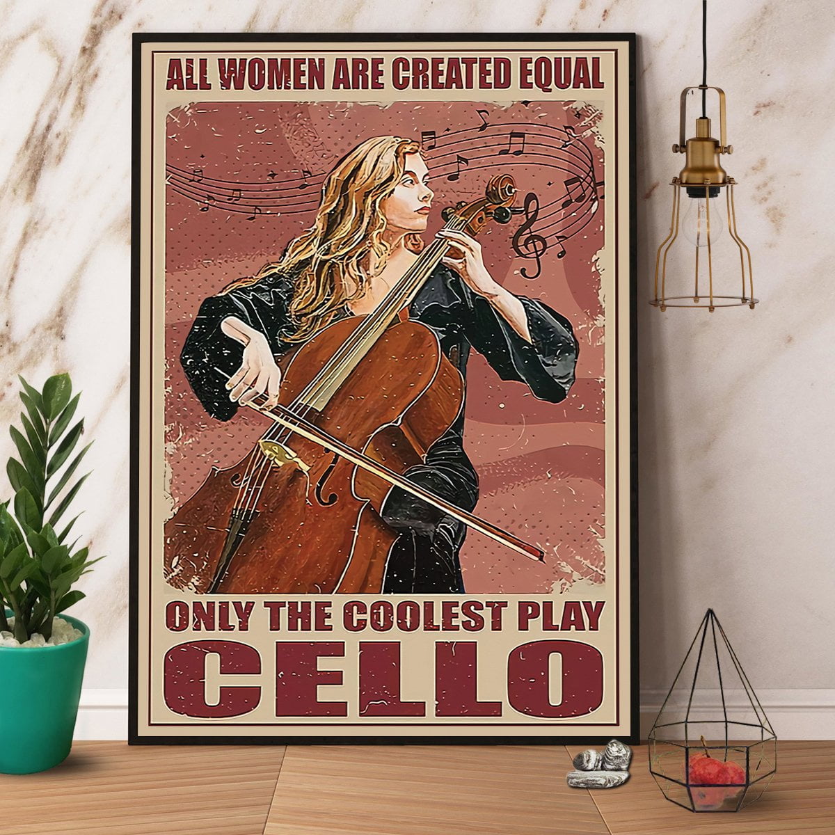 Cellist Girl All Women Are Created Equal Only The Coolest Play Cello ...