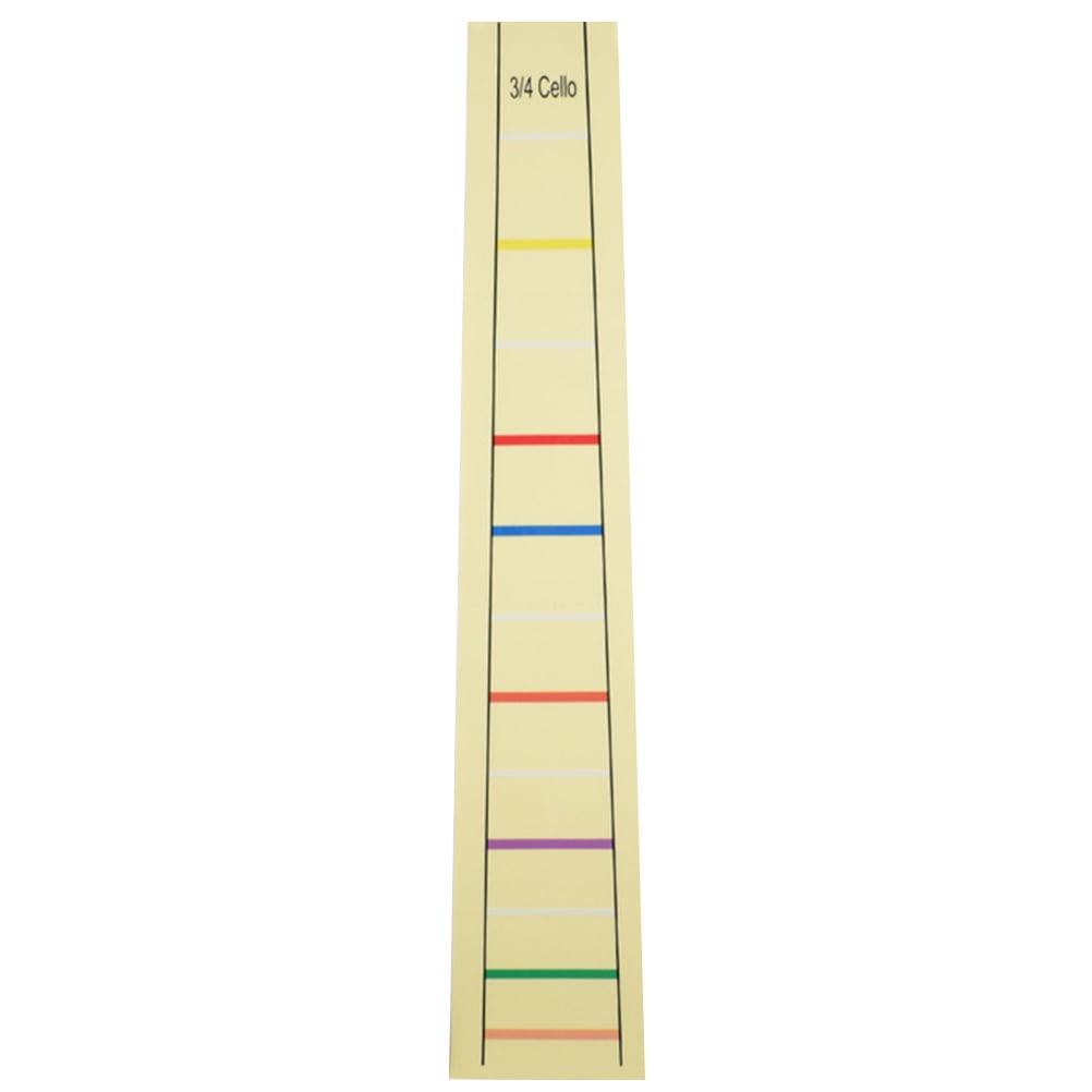 Raindrops Cello Finger Position Stickers for 3/4 Size Practical Paper ...