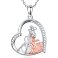 Cello Gift Necklace 925 Sterling Silver Music Playing Cello Pendant ...
