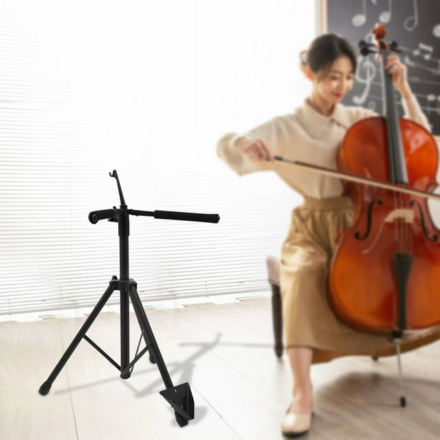 Cello Holder Adjustable Folding Guitar Stand for Music Instrument ...