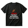 Cello Is My Second Language Cellist Music Gift Lover T-Shirt - Walmart.com