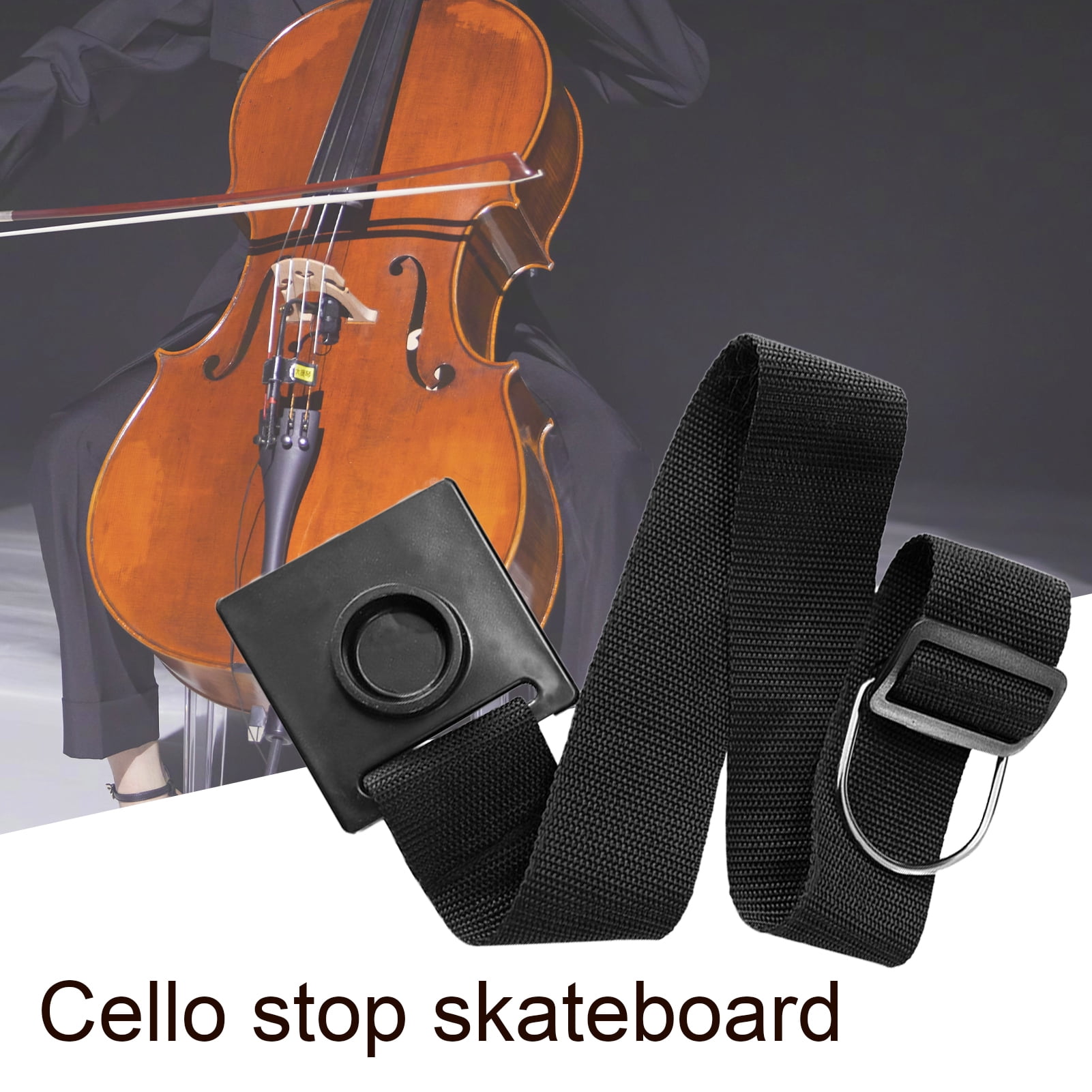 Cello Mat Thick Texture Anti-Slip Easily Connect Endpin Strap with O ...