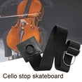 Cello Mat Thick Texture Anti-Slip Easily Connect Endpin Strap with O ...