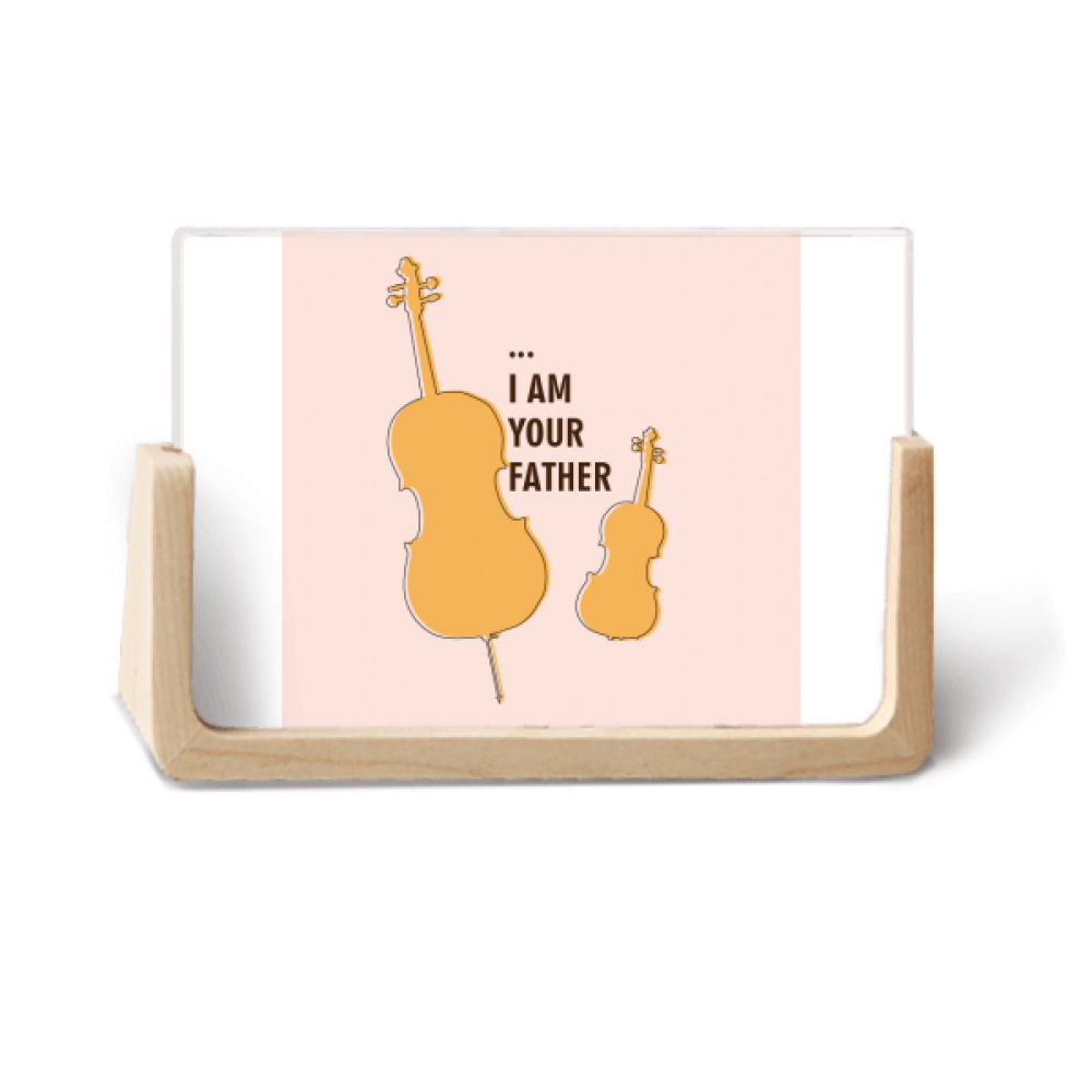 Cello Music Father Art Deco Fashion Photo Wooden Photo Frame Tabletop ...