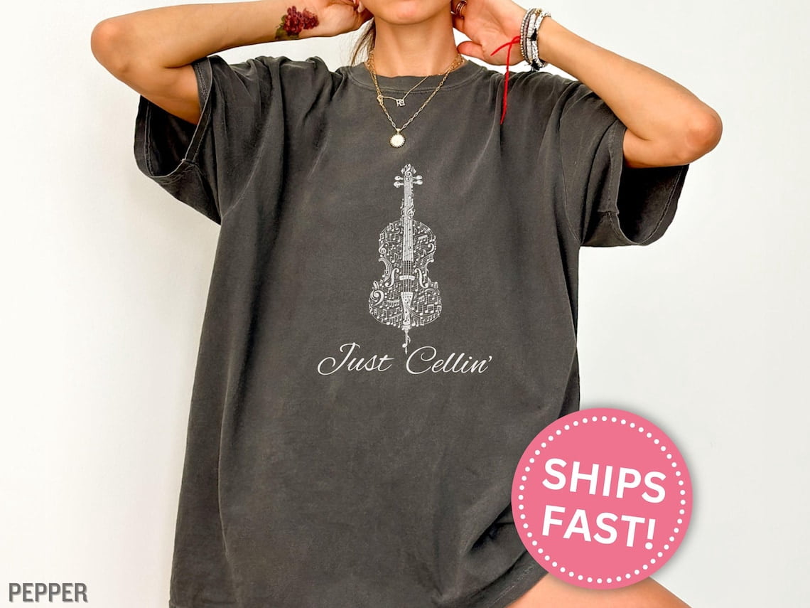 Cello Player Cellin for Just Cellin' Cellist T-Shirt - Walmart.com
