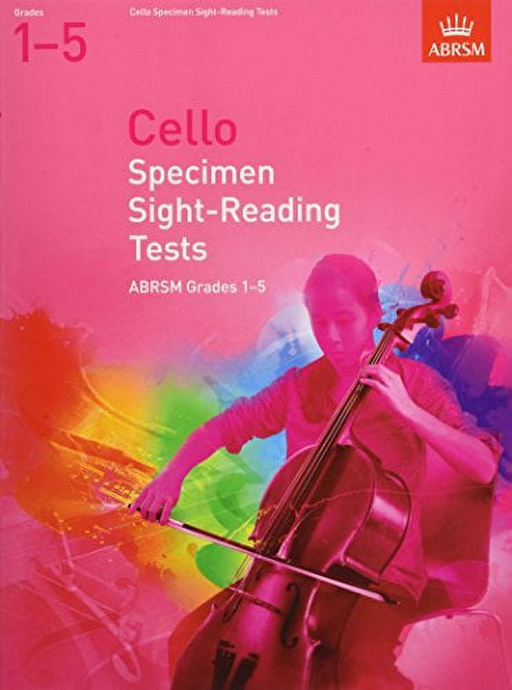 Cello Specimen Sight-Reading Tests, ABRSM Grades 1-5 - Walmart.com