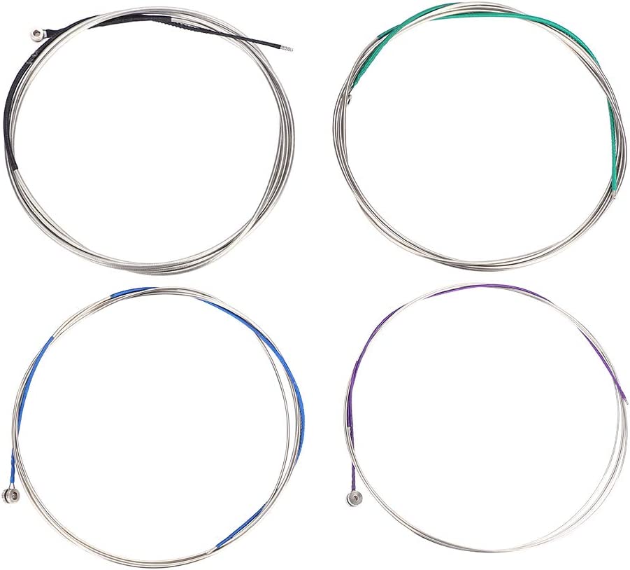 Cello Strings A-D-G-C Cello Steel Wire String for Full Size 4/4-3/4 ...