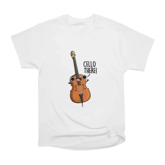 Cello There Cute Music Instrment Pun T-Shirt Tee Gift For Him Merch For ...