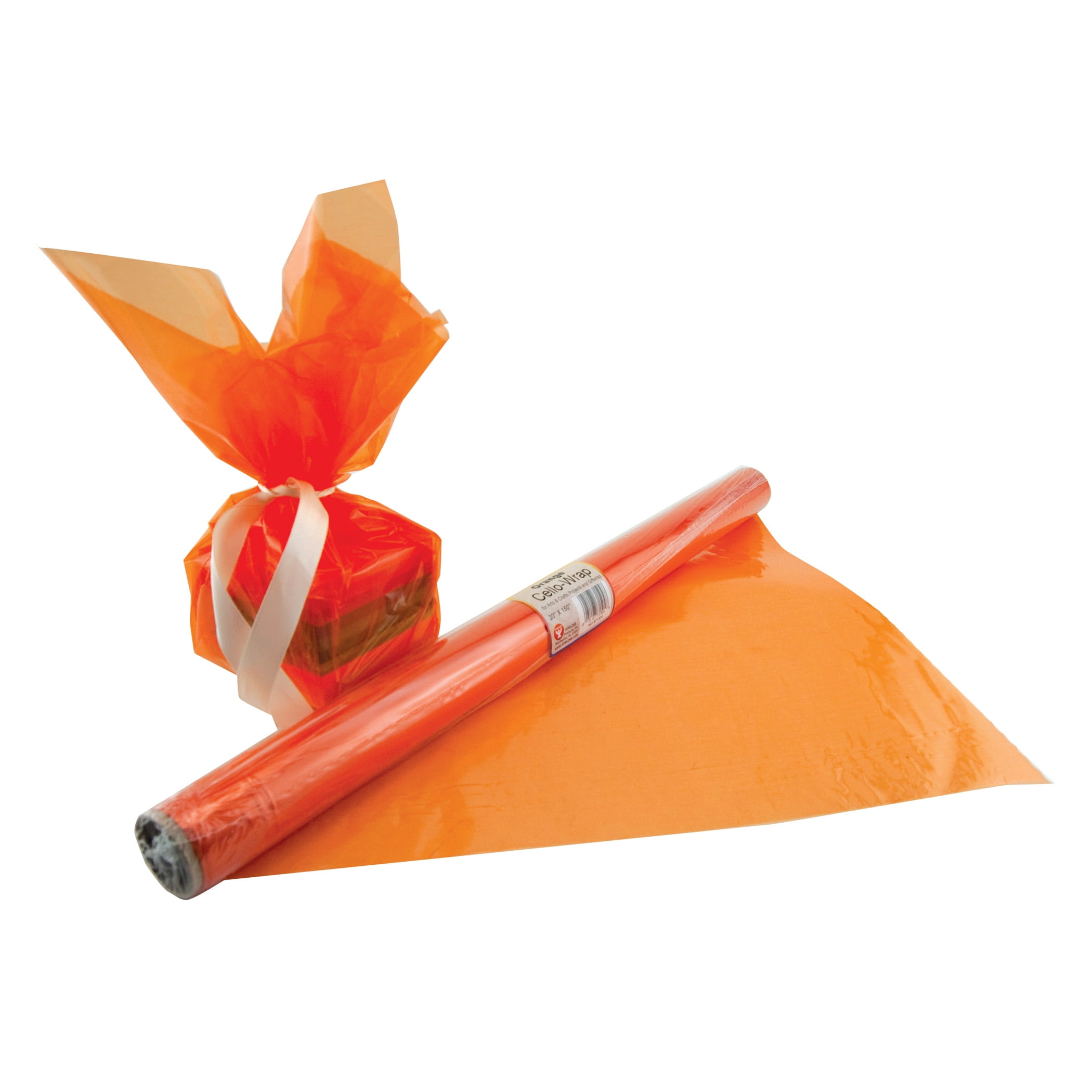 Cello-Wrap™ Roll, Orange, 6 Rolls - Walmart.com
