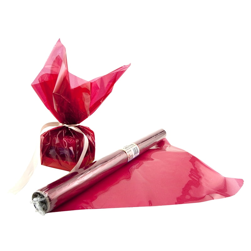 Cello-Wrap Roll, Red, 20" x 12-1/2' | Bundle of 10 Rolls - Walmart.com
