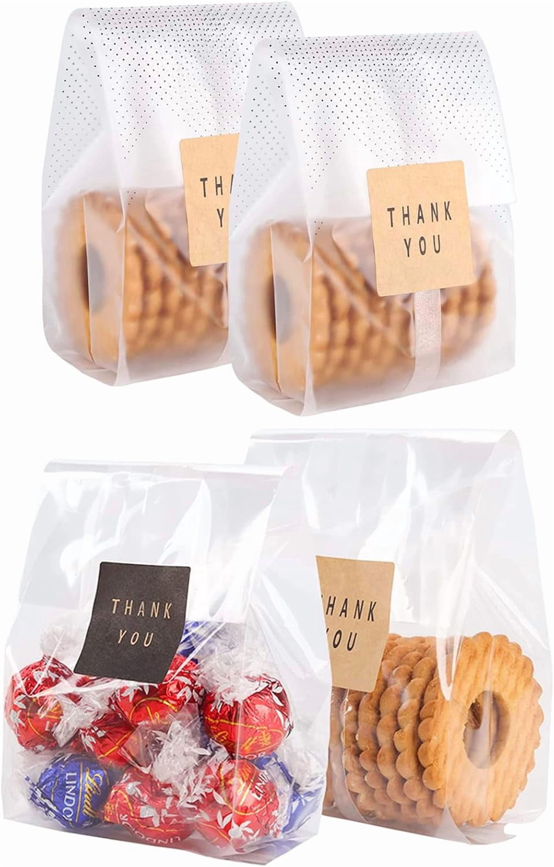 Cellophane Treat Bags Cookie bags for Packaging Clear Gift Bags with ...