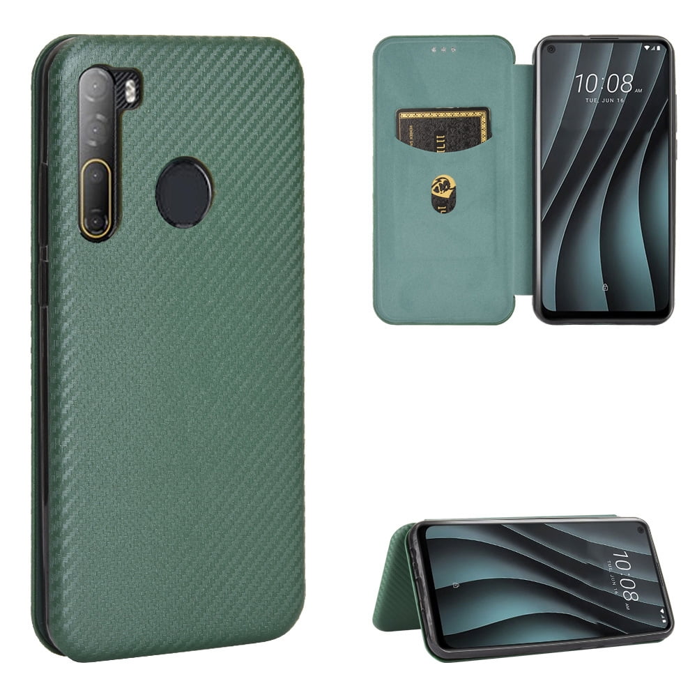 Carbon Fiber Texture Horizontal Flip TPU + PC + PU Leather Case with ...