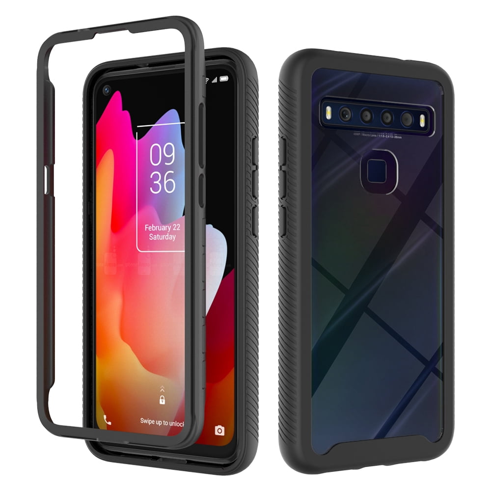 Cellphone Case For TCL 10L Starry Sky Solid Color Series Shockproof PC ...