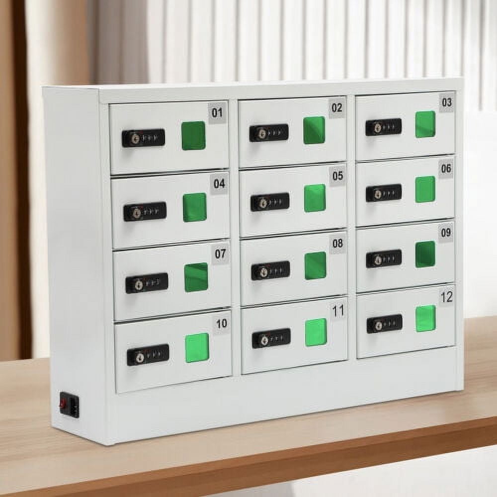 Cellphone Locker Charging Station Combination Lock iPad Mini Smart ...