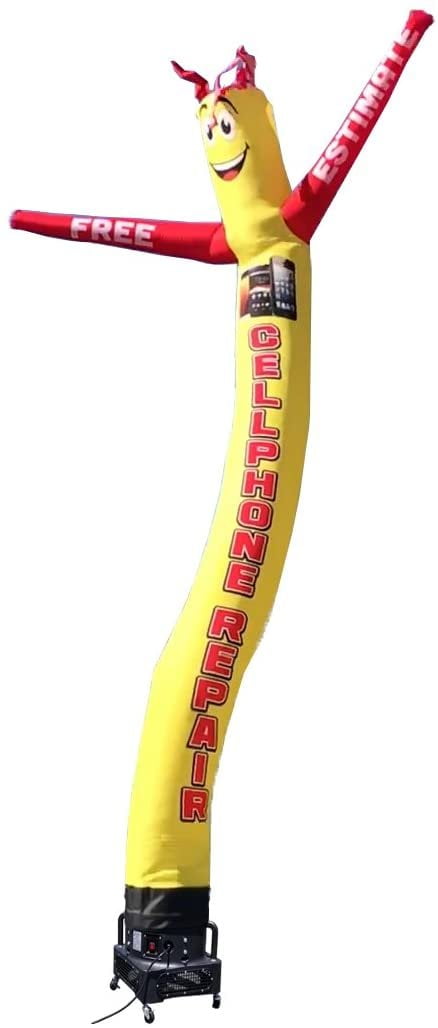 Cellphone Repair 20 Foot Tall Inflatable Tube Man Air Powered Waving ...